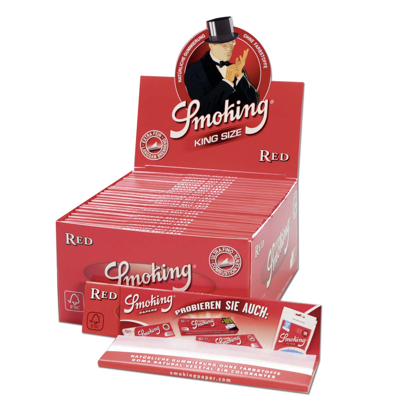 Smoking Red Papers KS Ultra Thin | Near Dark Shop