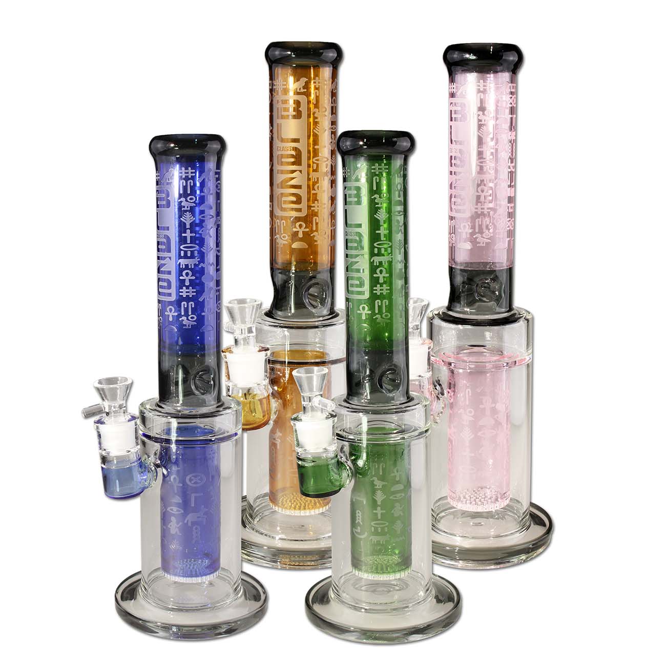BLAZE Pharaoness Cylinder Bong Ice pink | Near Dark Shop