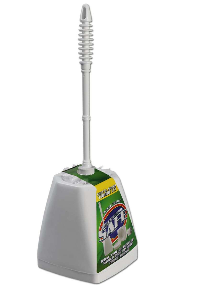 Safe Toilet Brush Near Dark Shop