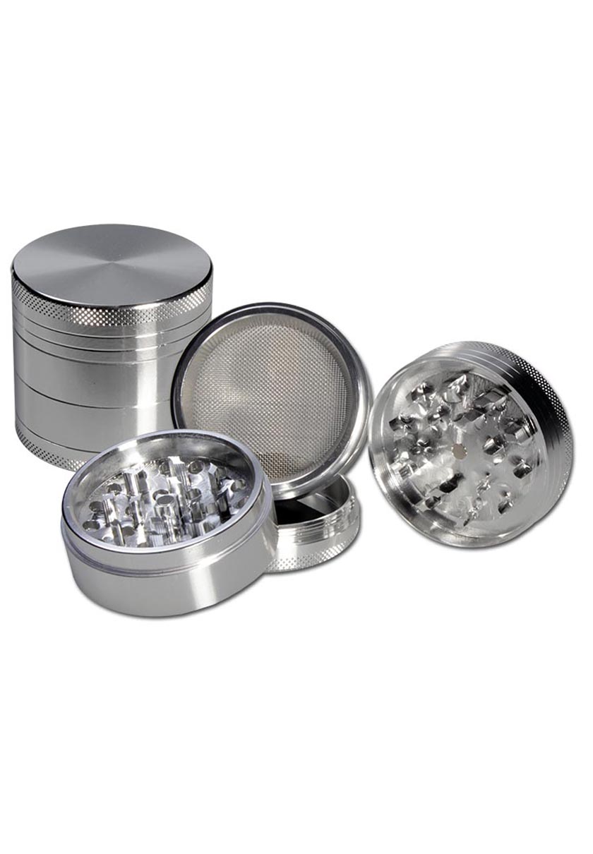 Aluminium Grinder 4-part concave anodised | Near Dark Shop