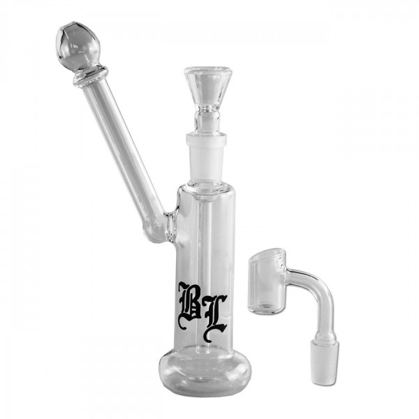 Black Leaf Mini Bong incl. Banger | Near Dark Shop
