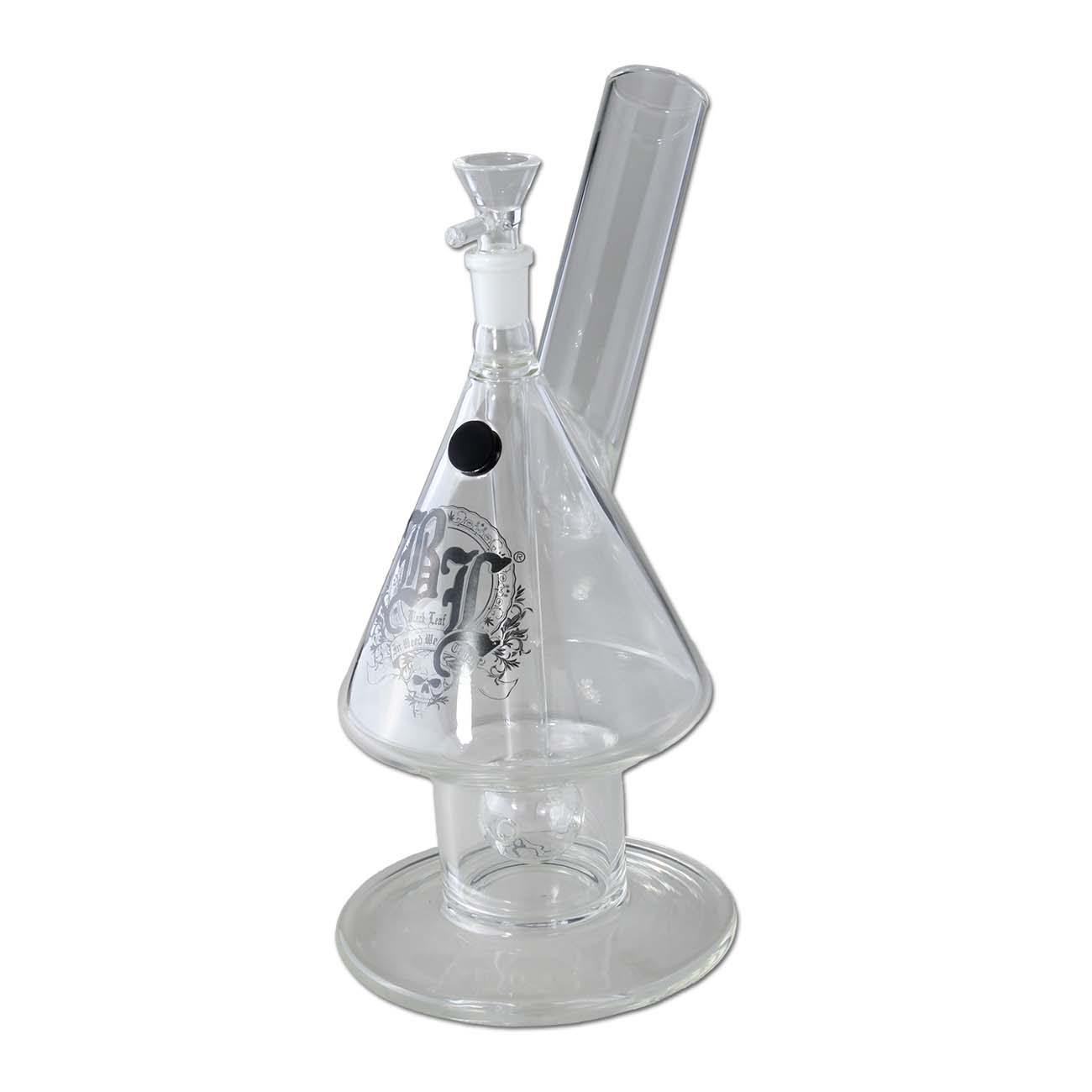 Black Leaf Glass Bong Diffuser FIR TREE | Near Dark Shop