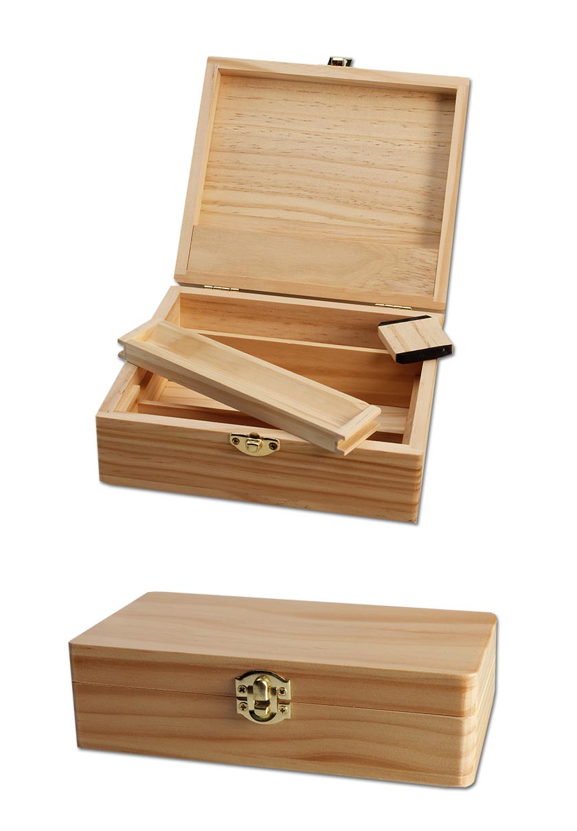 Spliff Box with removable rolling helper | Near Dark Shop